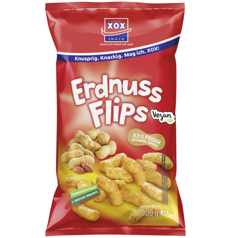 XOX Erdnussflips 200g - XOX Group