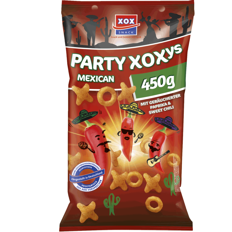 XOX Party-XOXys Mexican-Style 450g - XOX Group
