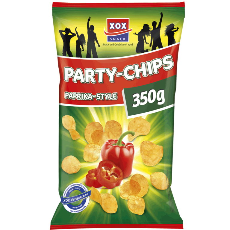 XOX Party-Chips Paprika-Style 350g - XOX Group