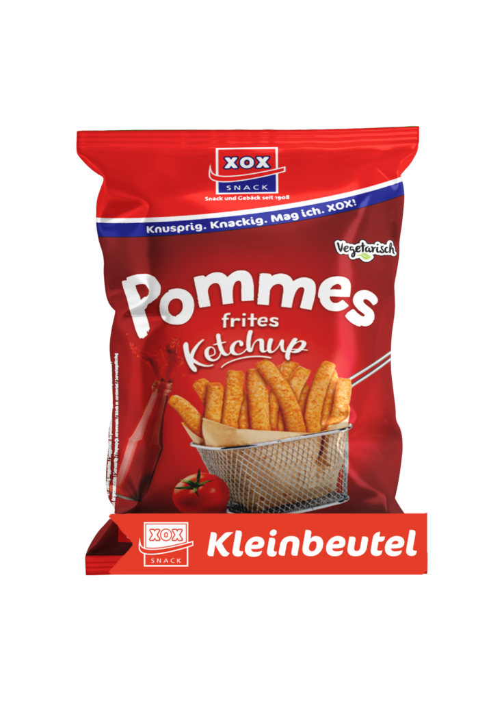XOX Pommes Ketchup 25g - XOX Group