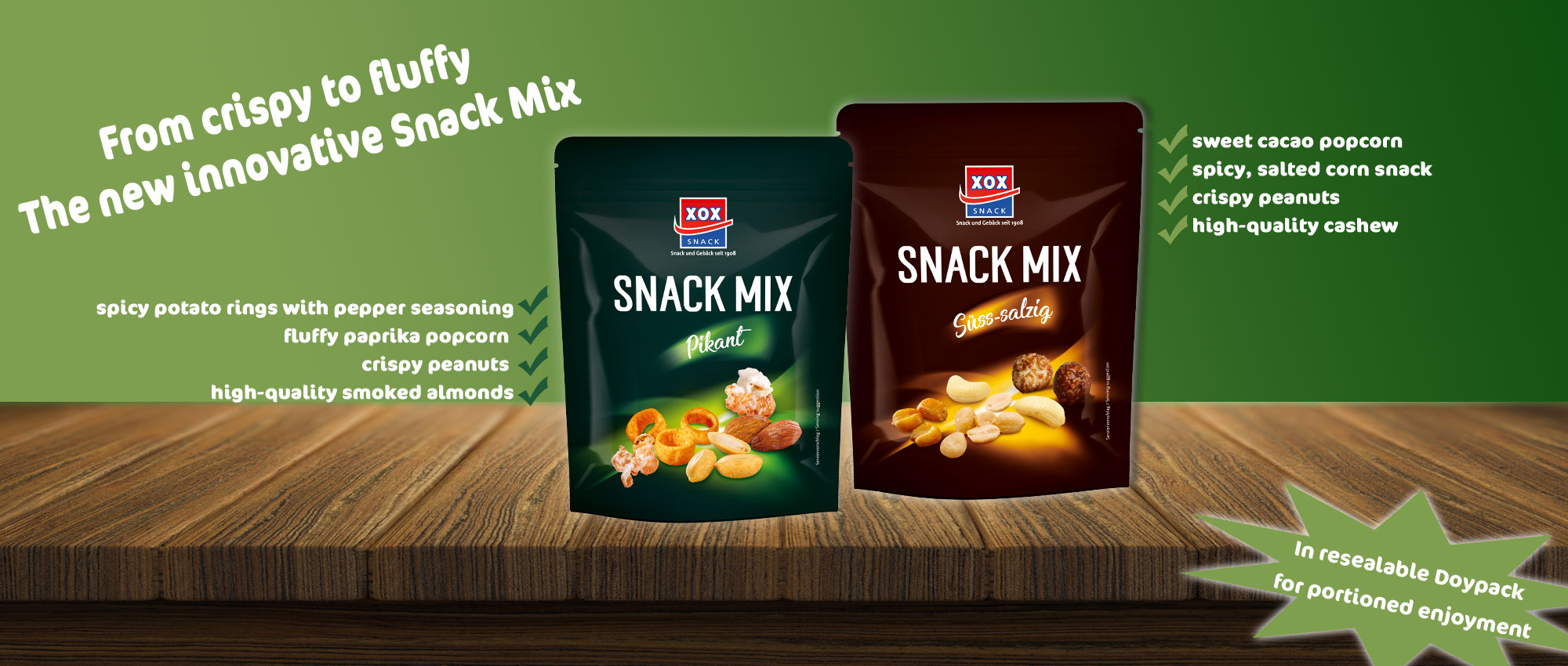 XOX Group - Snack und Gebäck seit 1908